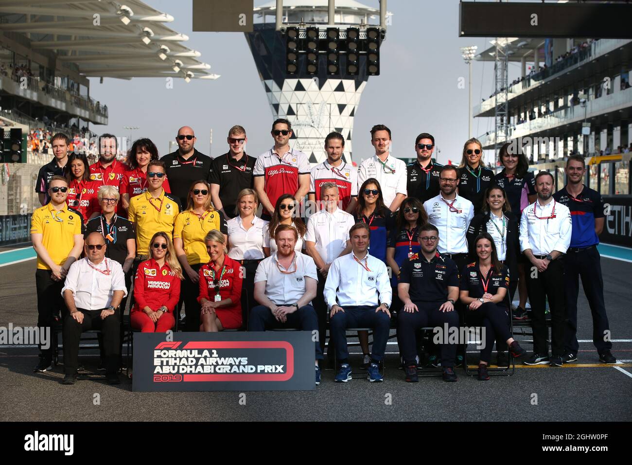 End of year Press Officers photograph. 01.12.2019. Formula 1 World ...