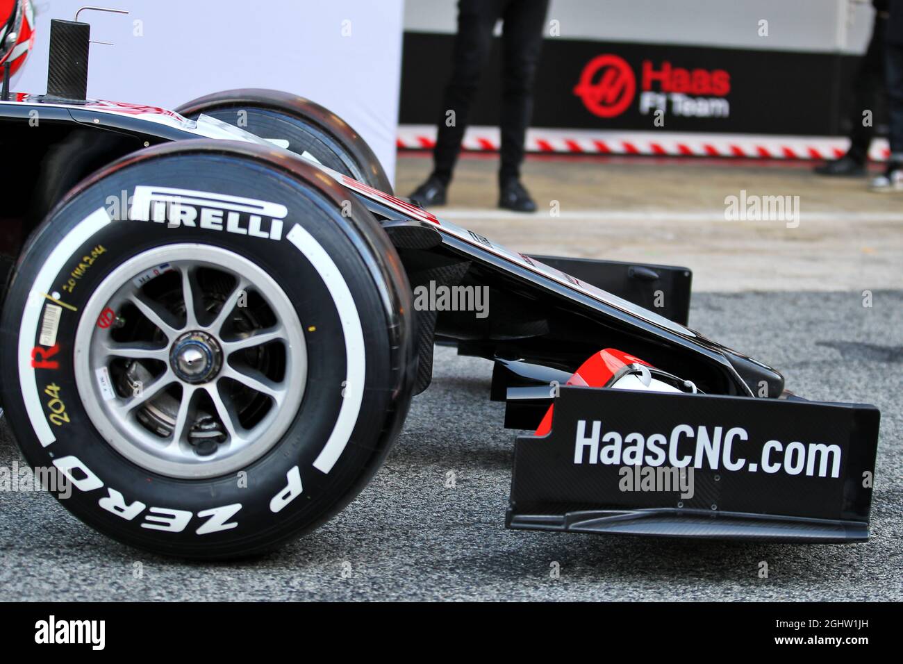 Haas vf 20 front wing detail hi-res stock photography and images - Alamy