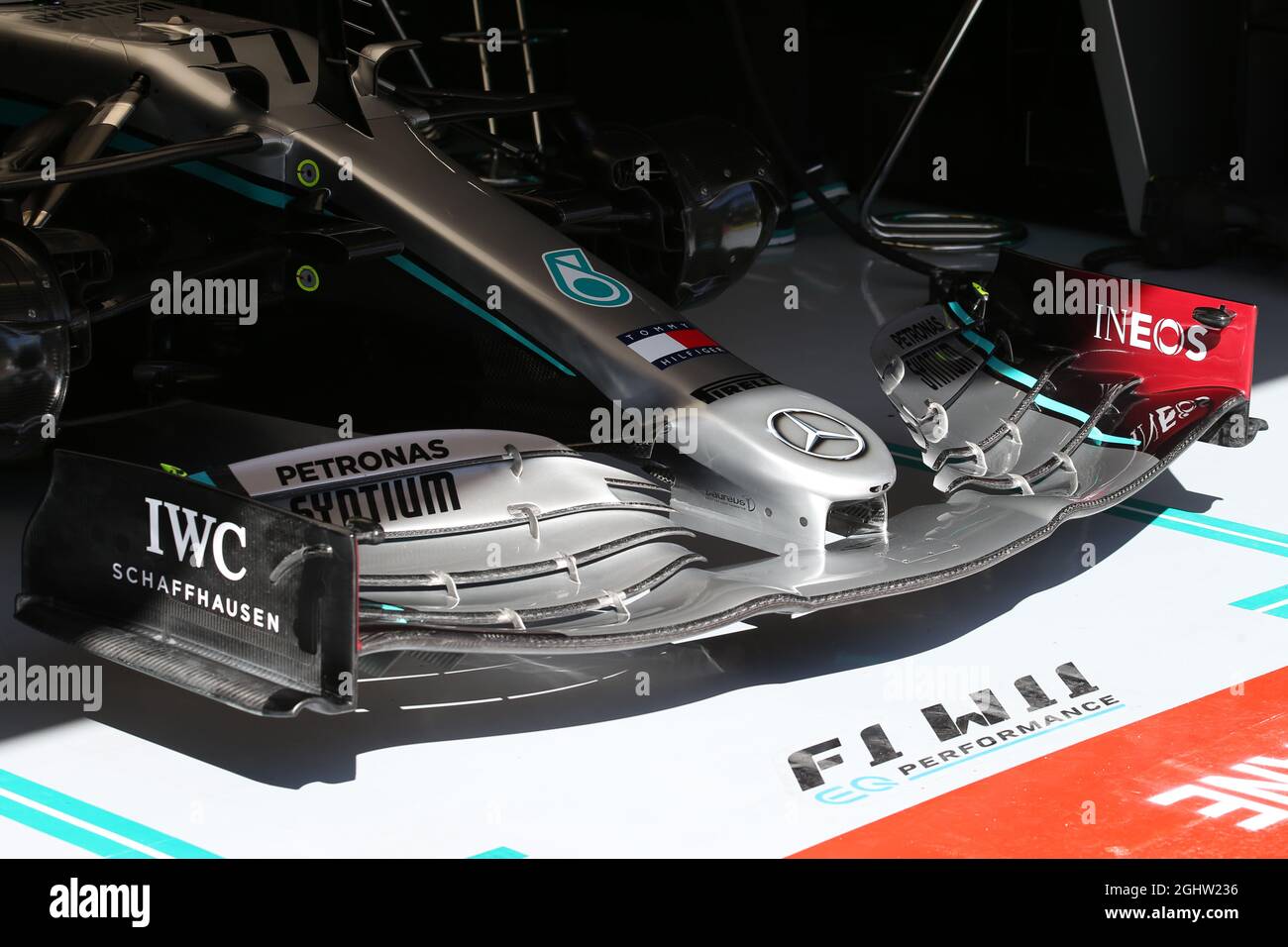 Mercedes AMG F1 W11 front wing. 19.02.2020. Formula One Testing, Day ...