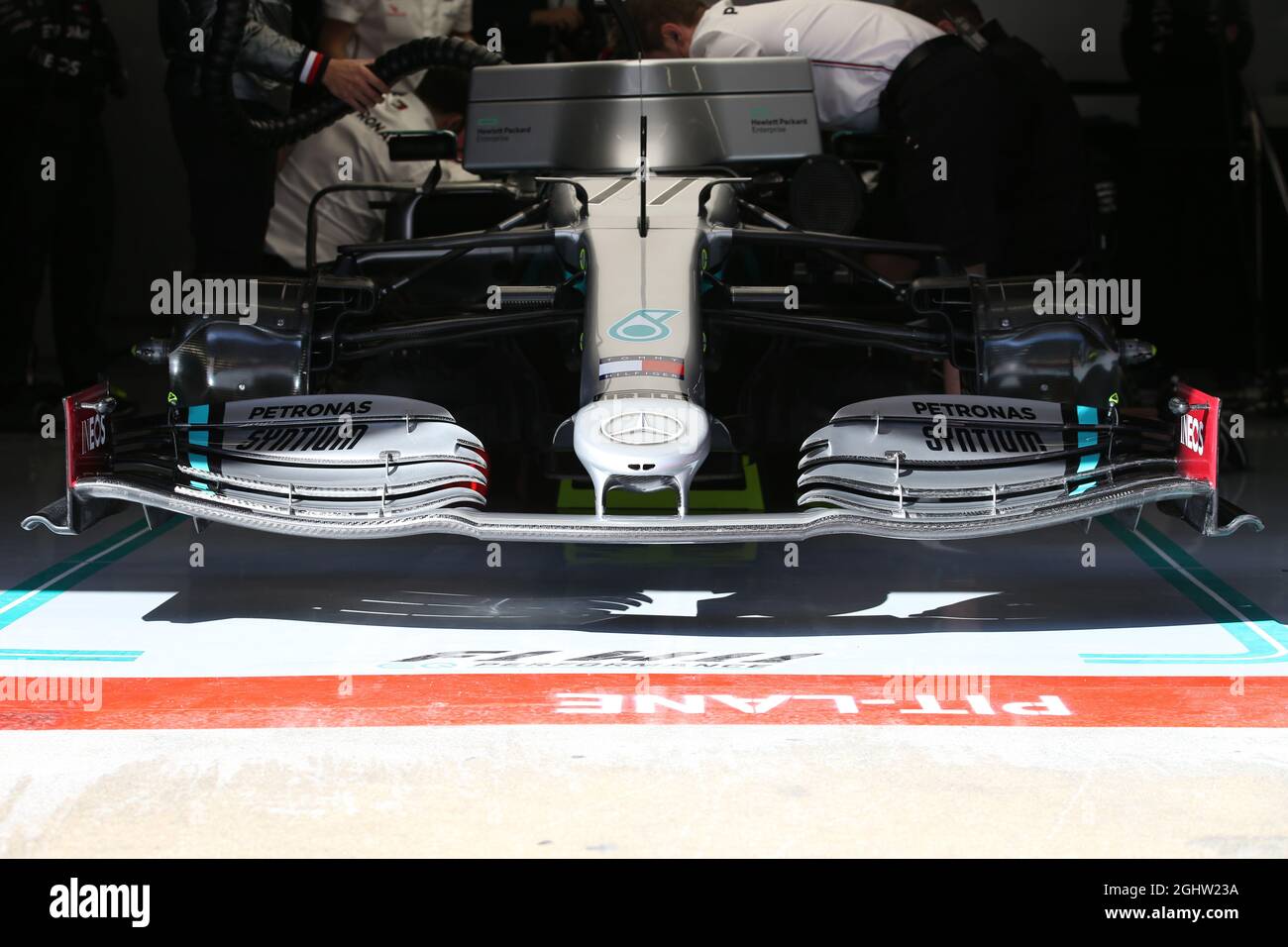 Mercedes amg f1 w11 front wing detail hi-res stock photography and ...