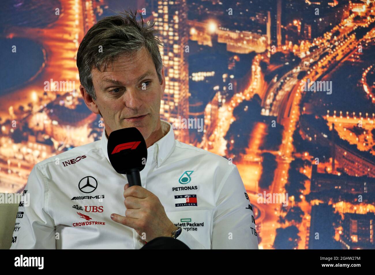 James Allison (GBR) Mercedes AMG F1 Technical Director in the FIA Press ...