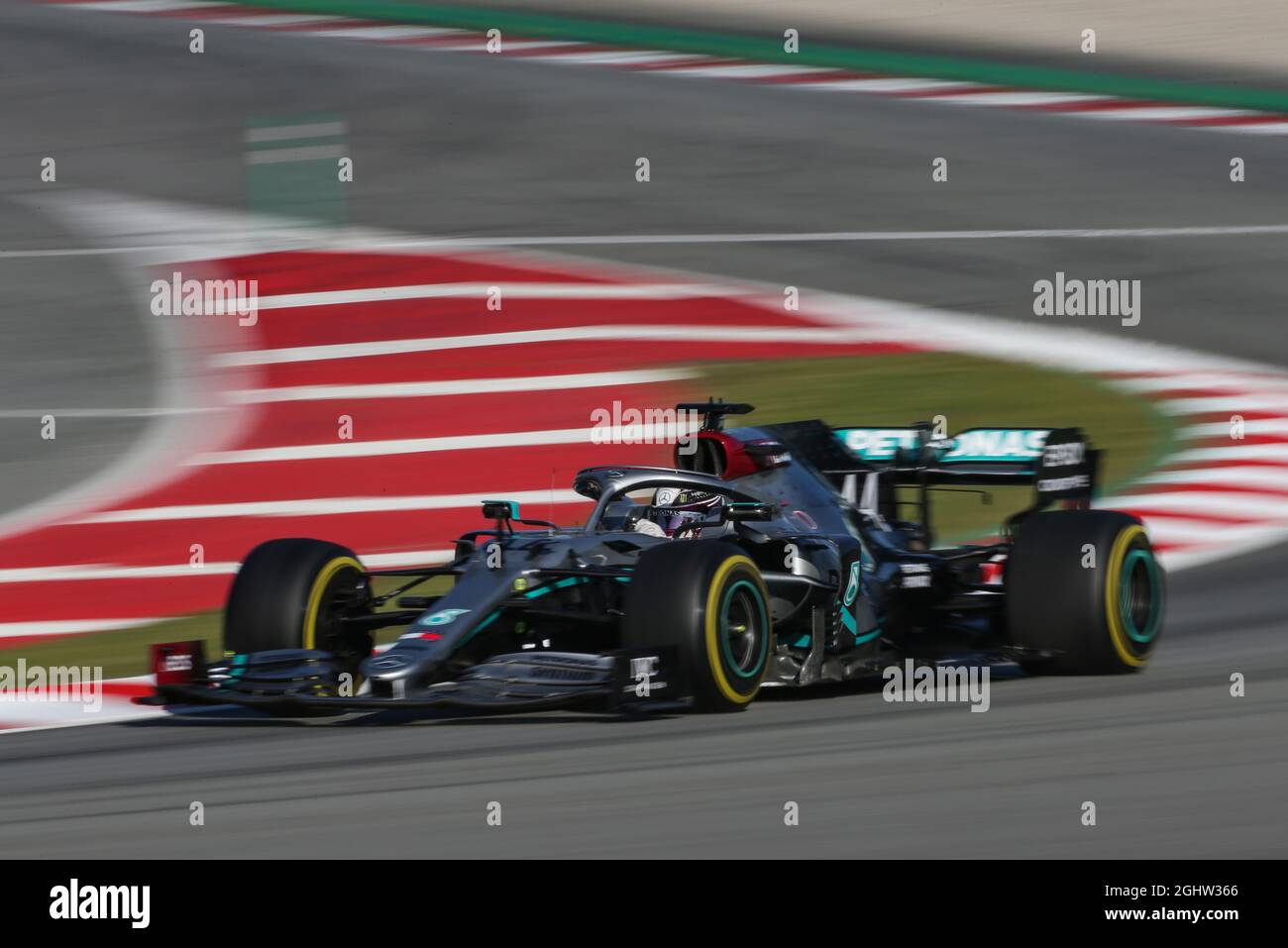 Mercedes w11 of lewis hamilton hi-res stock photography and images - Alamy