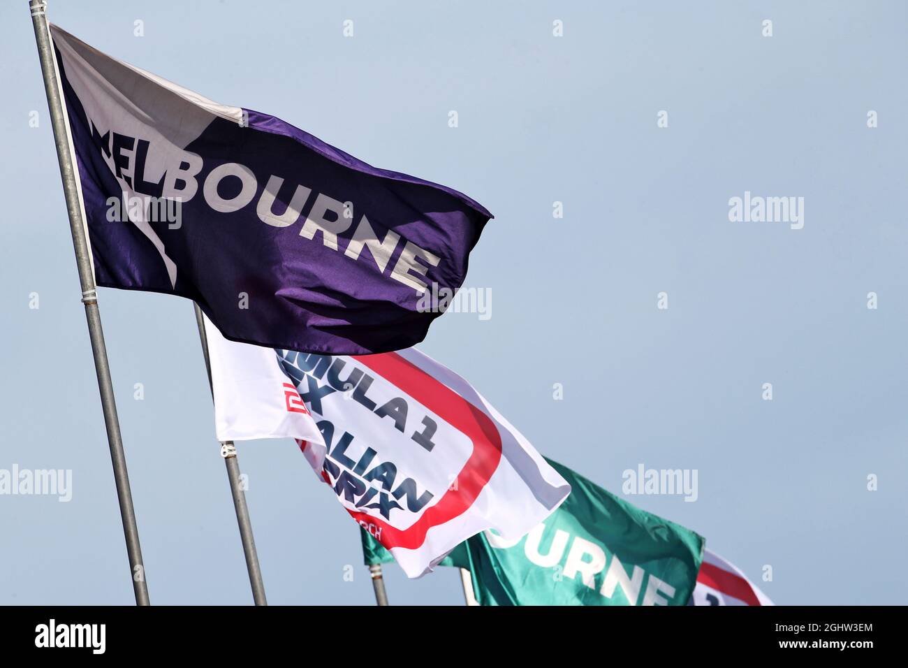 Australian gp flags hi-res stock photography and images - Alamy