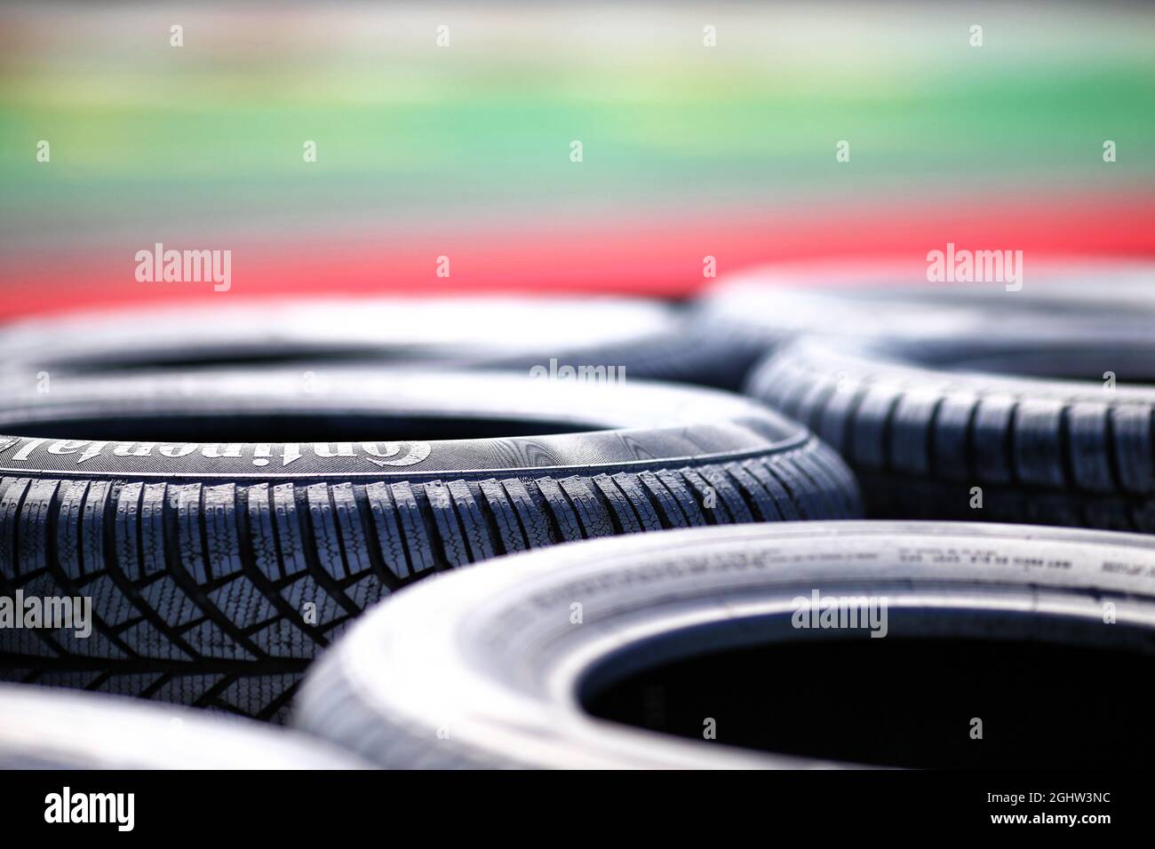 Circuit atmosphere tyre barrier hi-res stock photography and images - Alamy