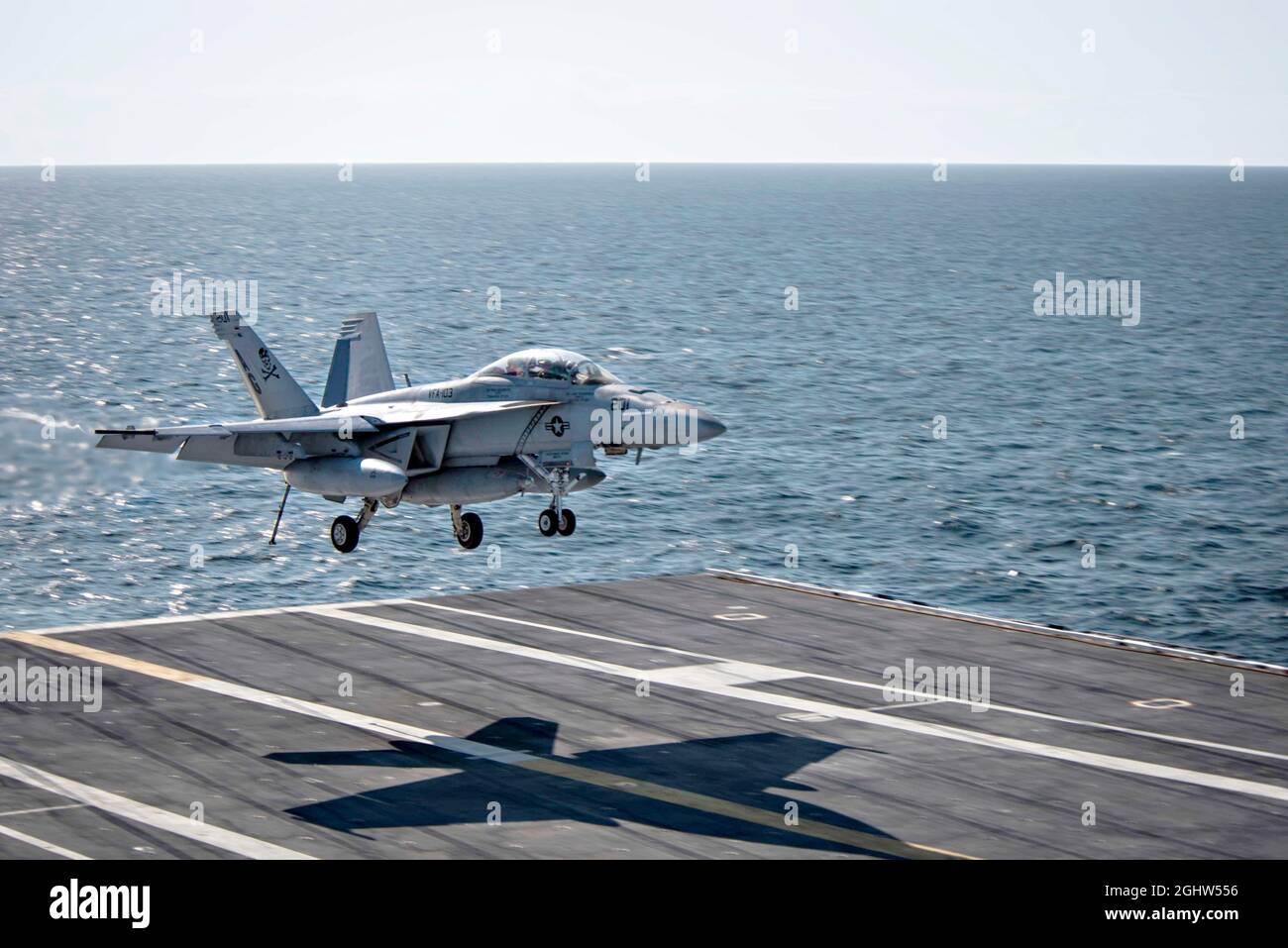 USS George Bush, United States. 06th Sep, 2021. A U.S. Navy F/A-18F ...