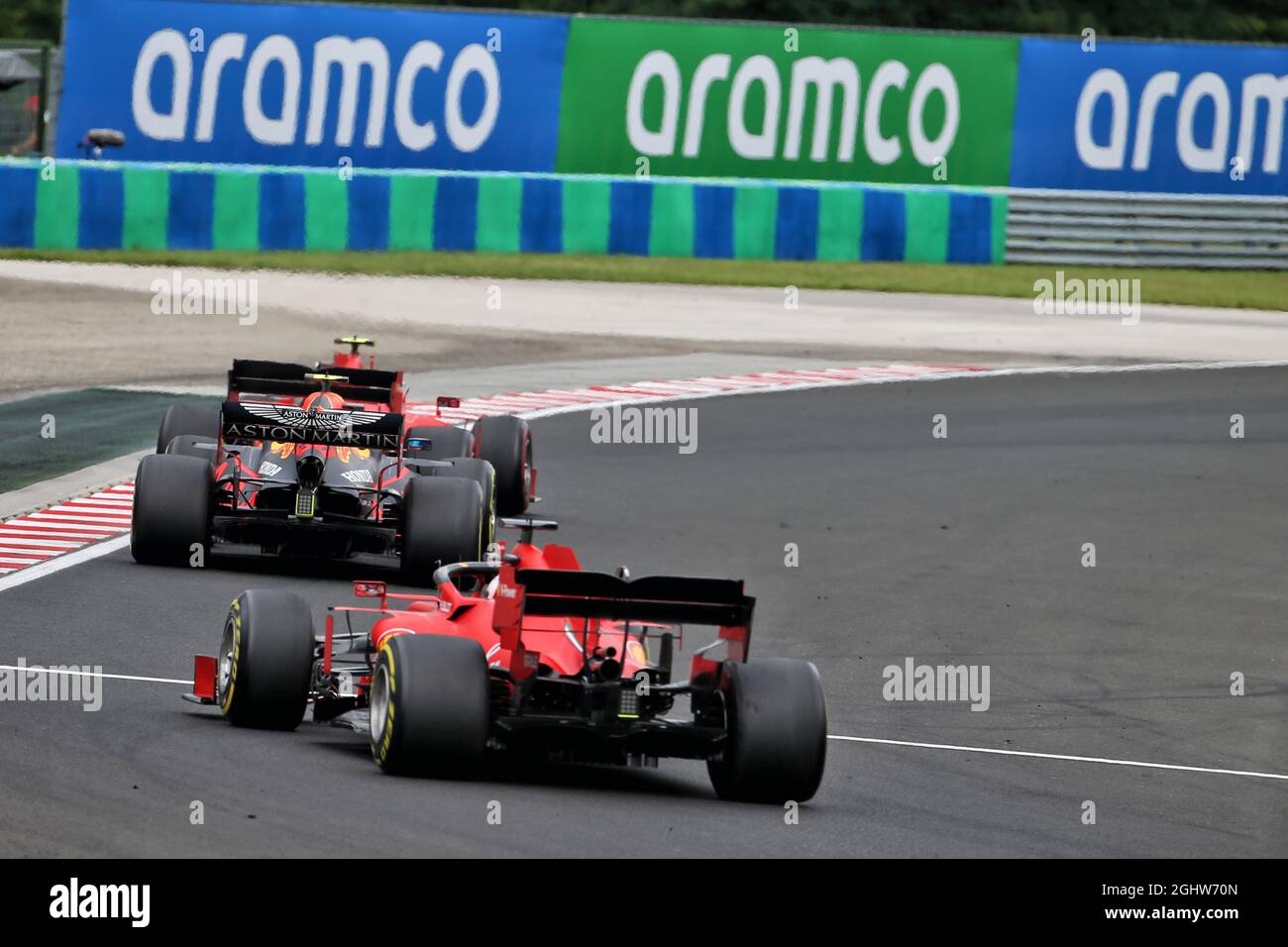 Red bull racing rb16 leads sebastian vettel hi-res stock photography ...