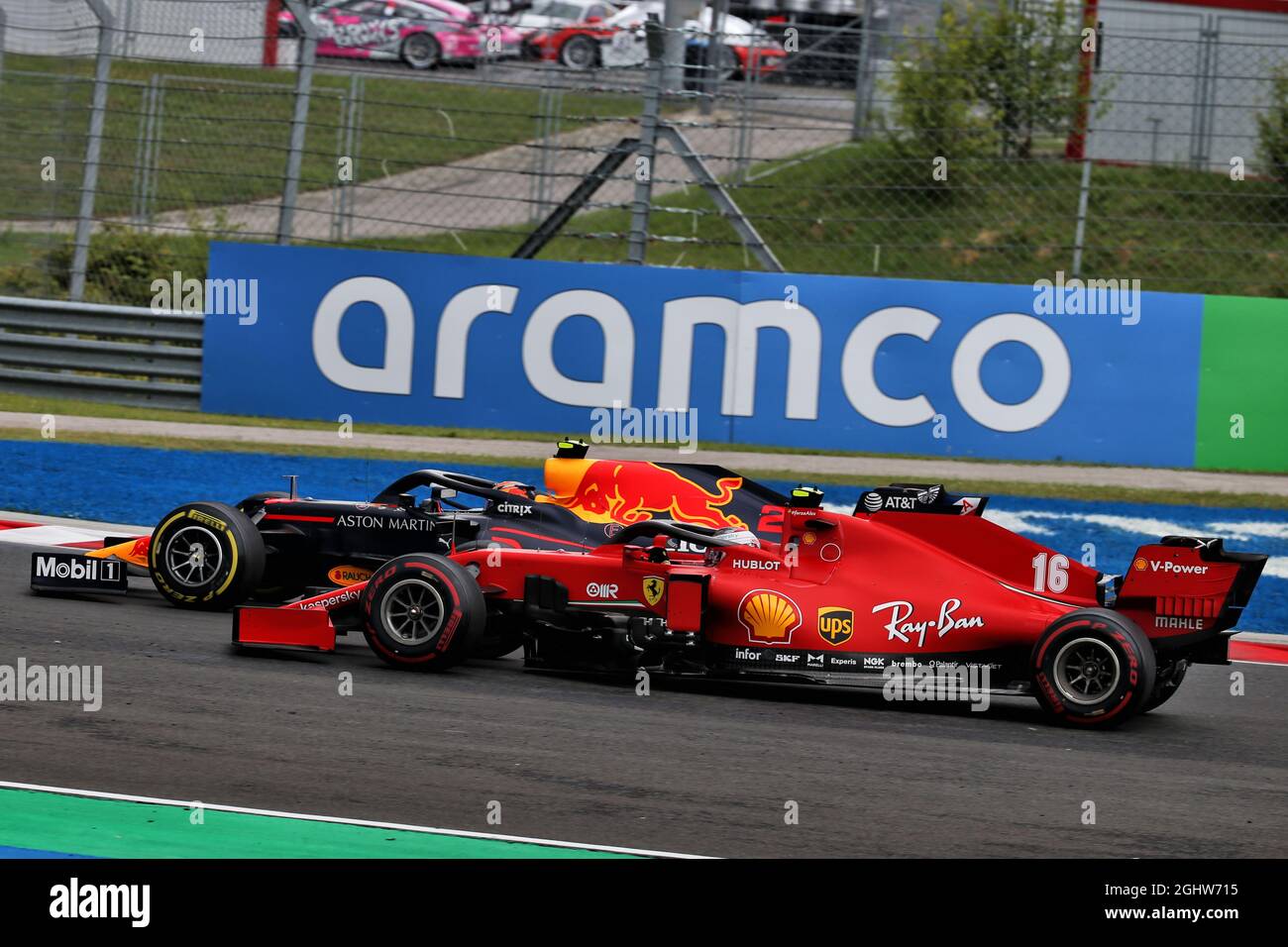 Red bull racing rb16 charles leclerc hi-res stock photography and ...