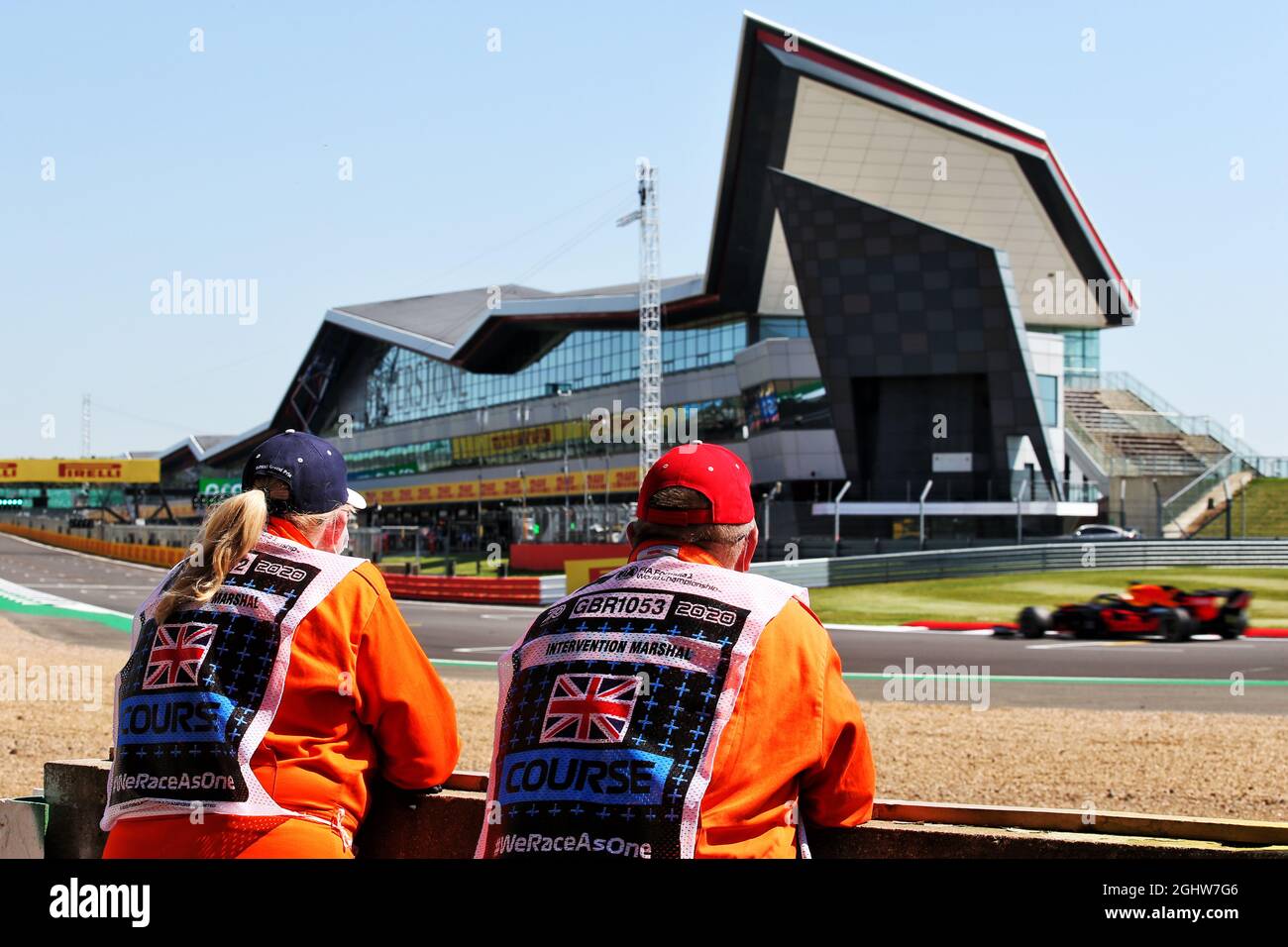 Silverstone marshals hi-res stock photography and images - Alamy