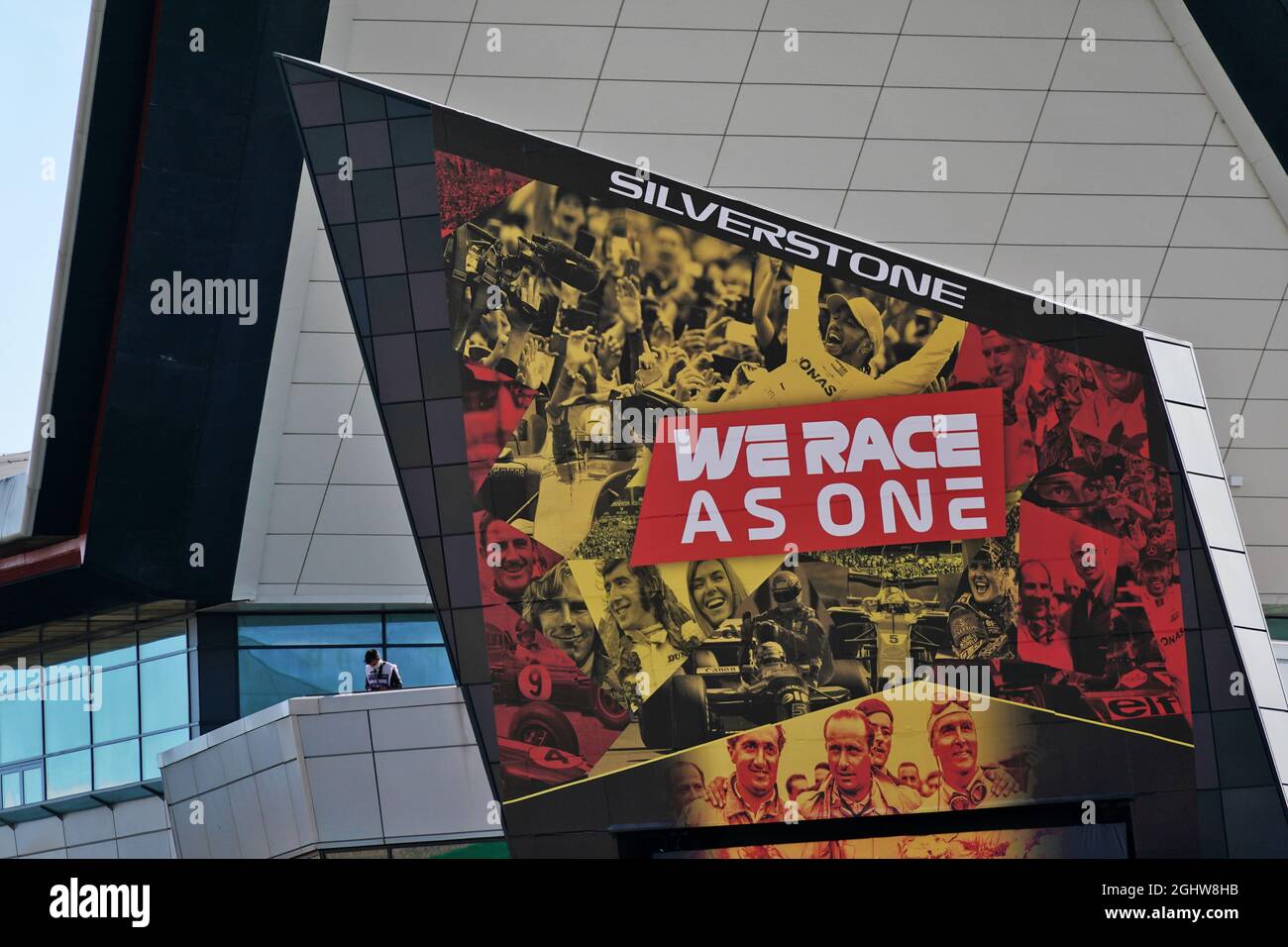 Circuit atmosphere - podium graphics. 02.08.2020. Formula 1 World ...