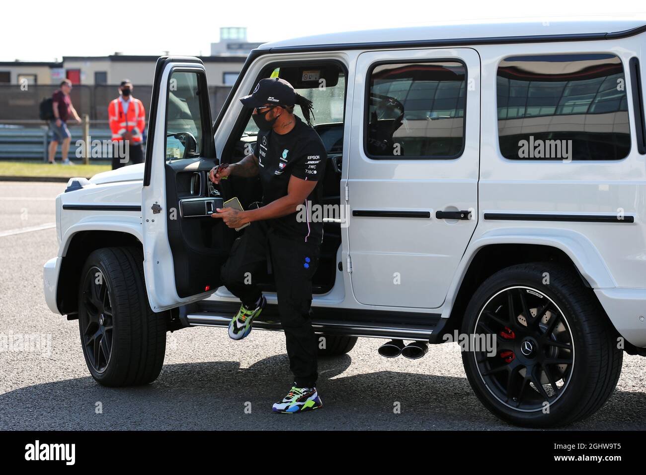 Lewis Hamilton (GBR) Mercedes AMG F1 - road car. 08.08.2020. Formula 1 ...