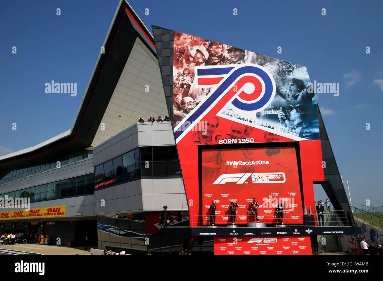 The podium (L to R): Will Courtenay, Red Bull Racing Head of Race ...