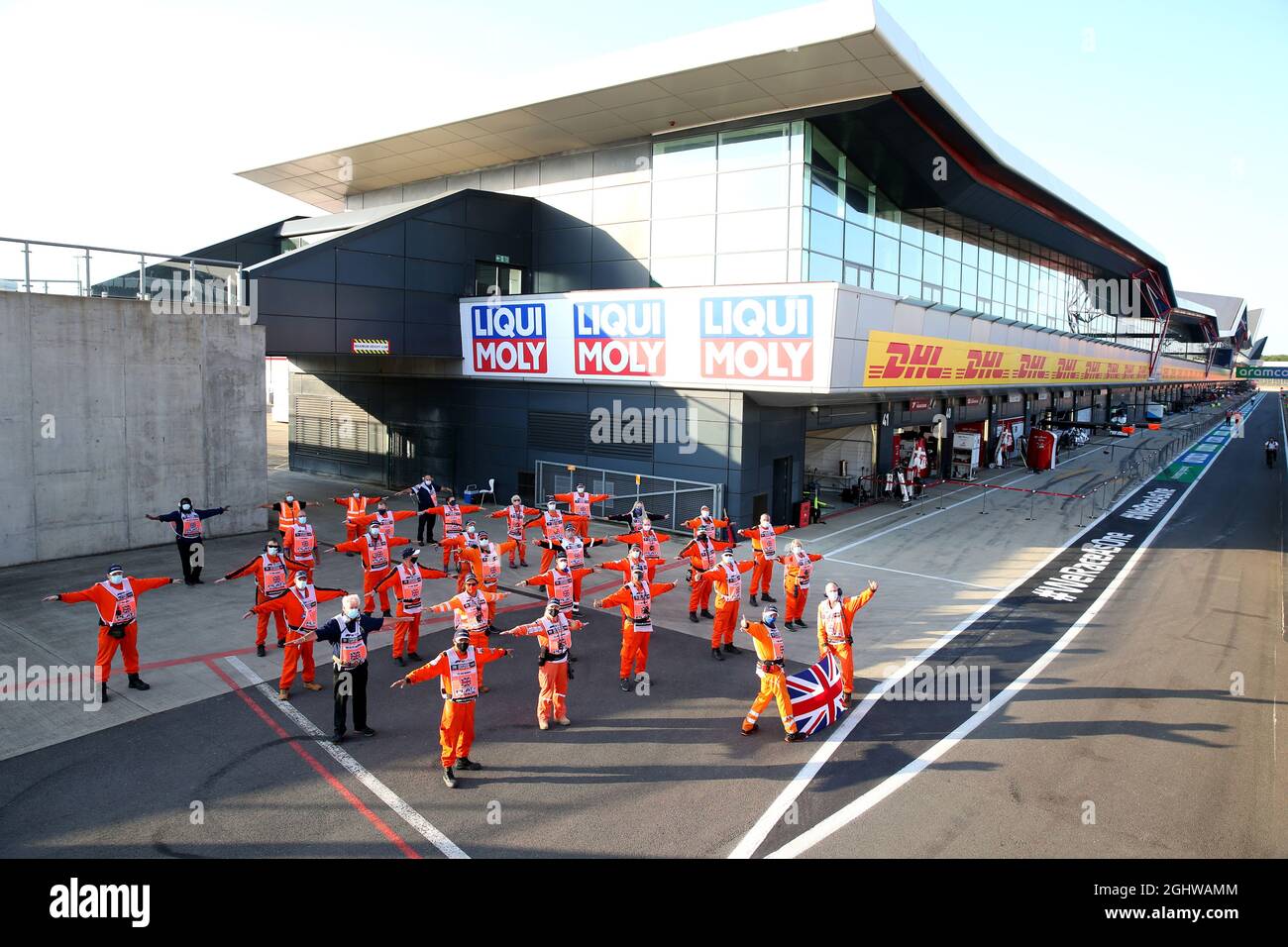 Silverstone marshals hi-res stock photography and images - Alamy