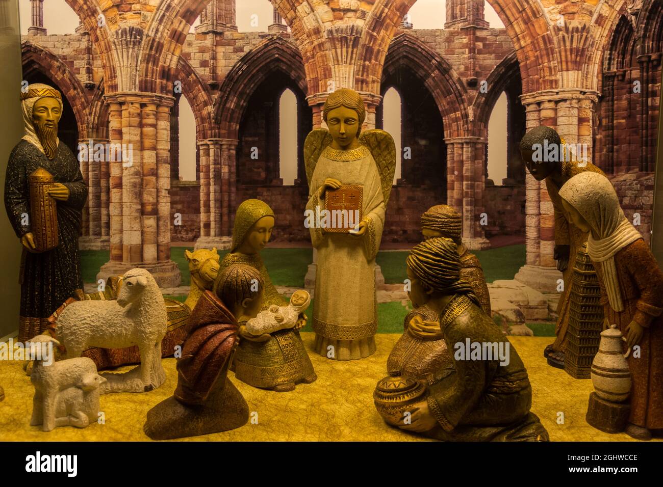 Assisi, Perugia. The nativity scenes Stock Photo - Alamy
