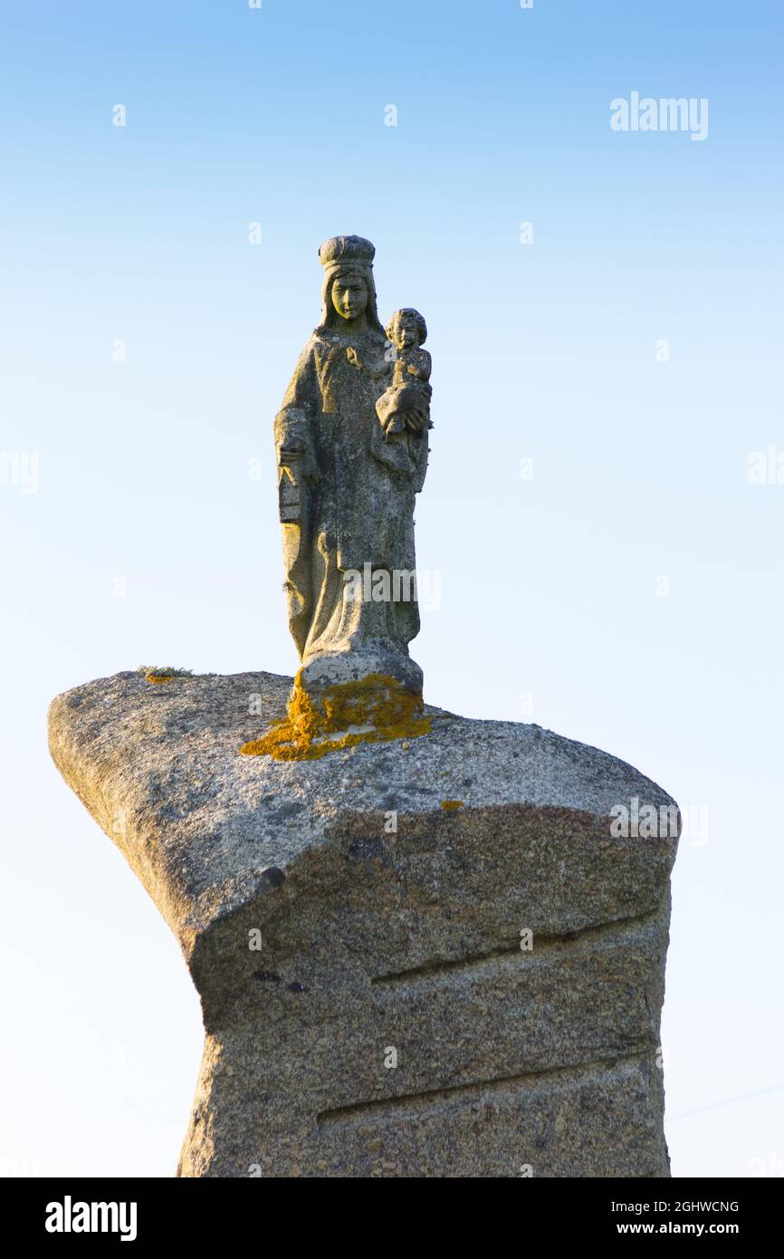 Stone sculptures representing religious figures of Christianity Stock ...