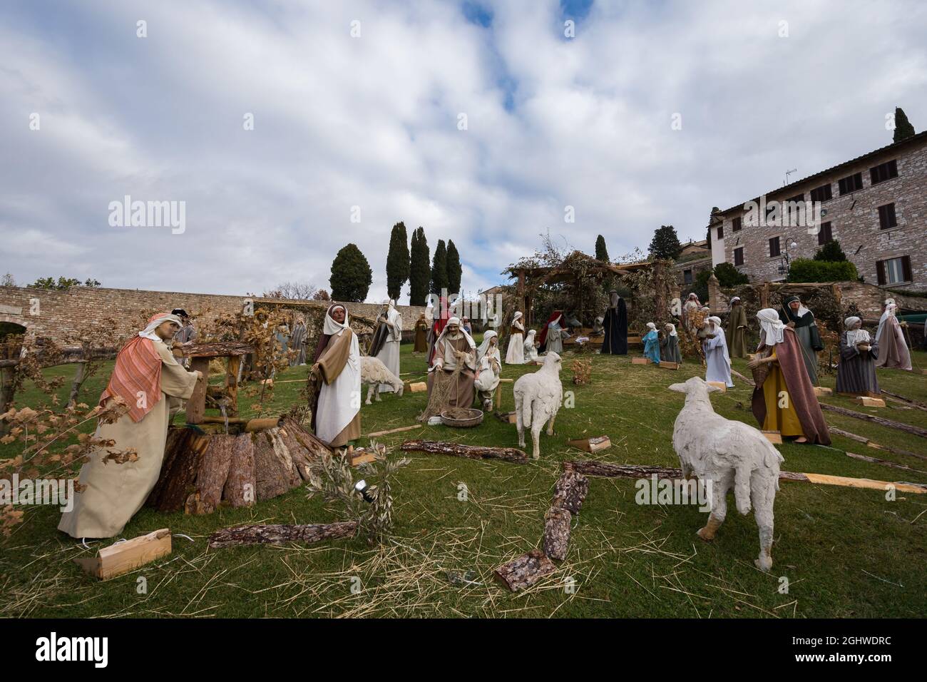 Assisi frescoes nativity hi-res stock photography and images - Alamy