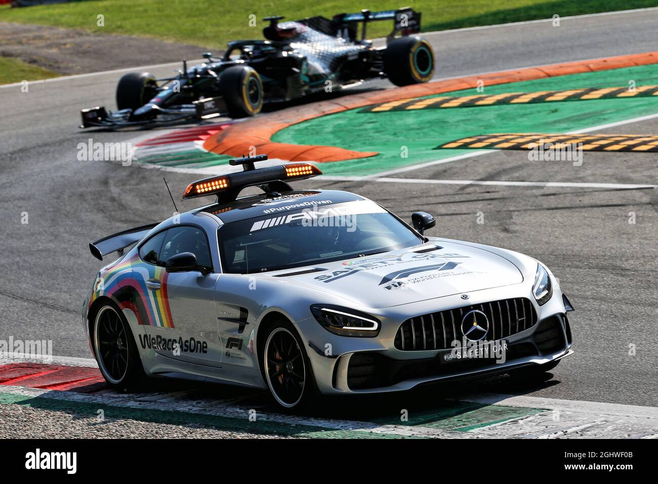 2020 mercedes amg f1 car hi-res stock photography and images - Alamy