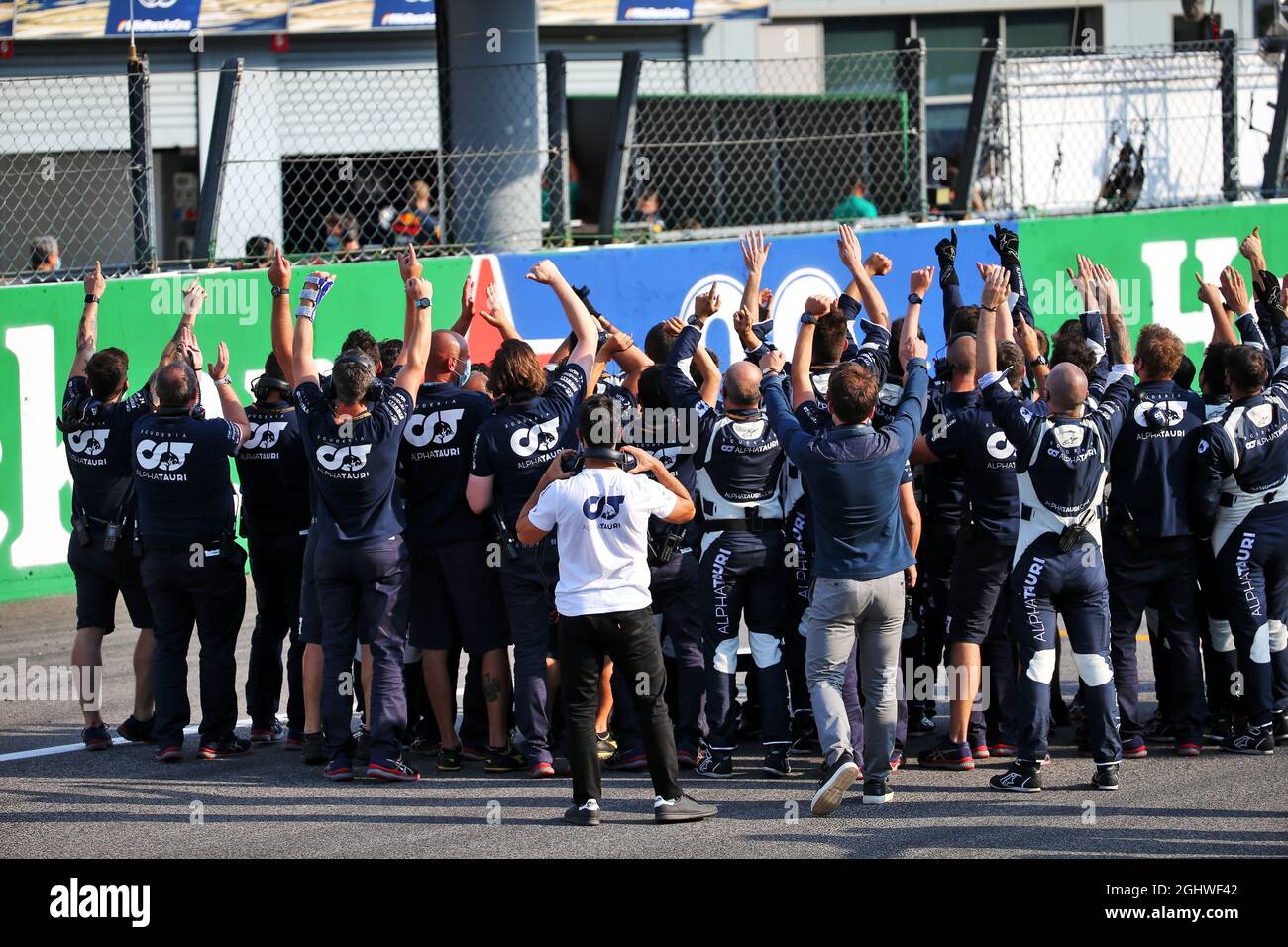 Pierre gasly monza podium hi-res stock photography and images - Alamy