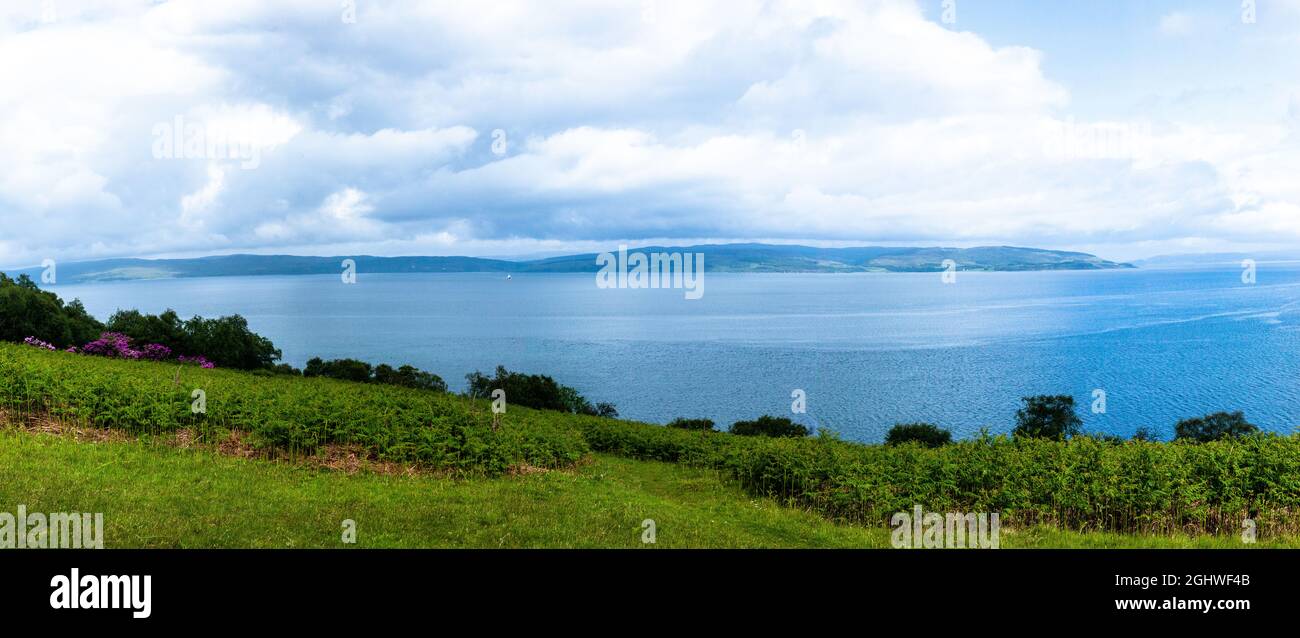 Coastal landscape, Arran Coastal Way, Isle of Arran, Scotland, UK Stock ...