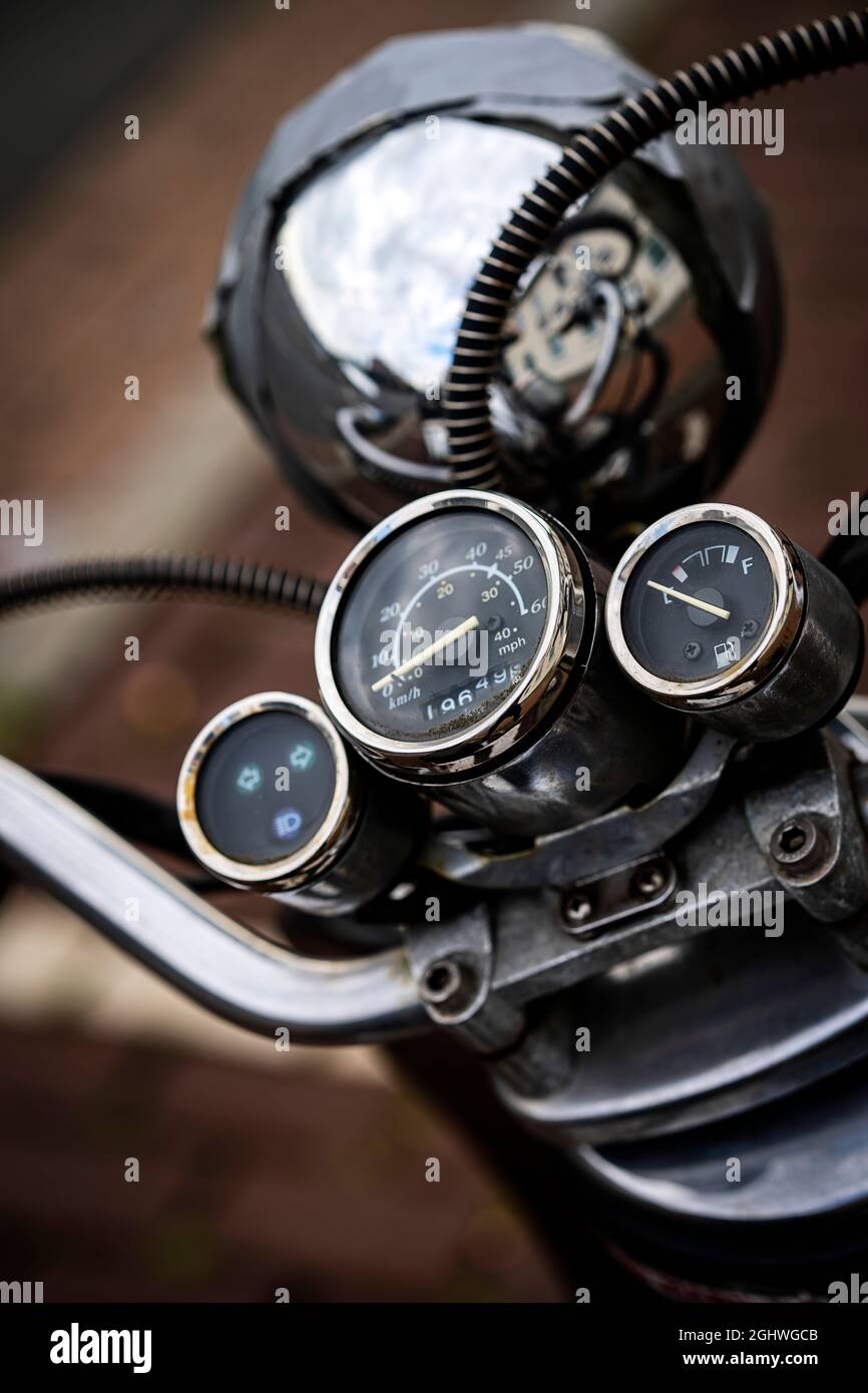 Motorcycle speed meter hi-res stock photography and images - Alamy