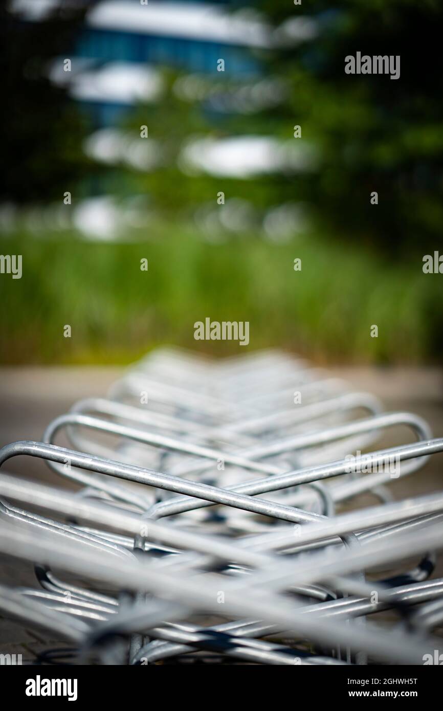 Pavement bike racks hi-res stock photography and images - Alamy