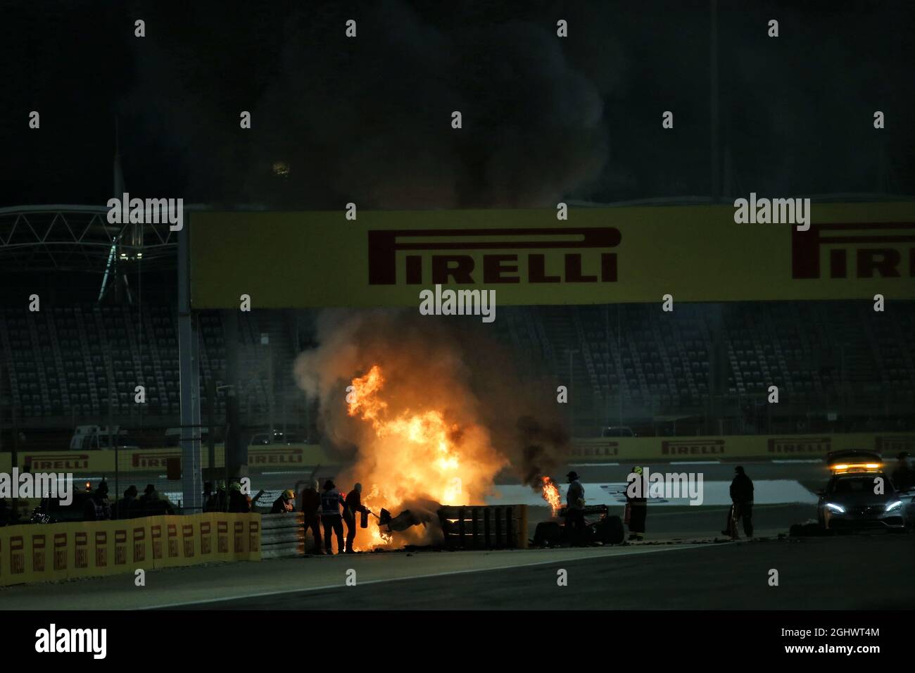 Haas f1 team marshals hi-res stock photography and images - Alamy