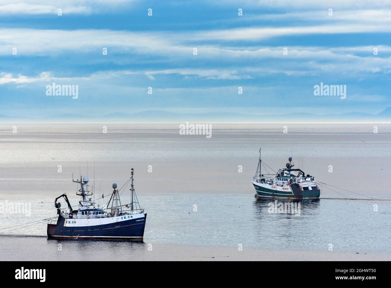 Scotland trawler fish catch hi-res stock photography and images - Alamy