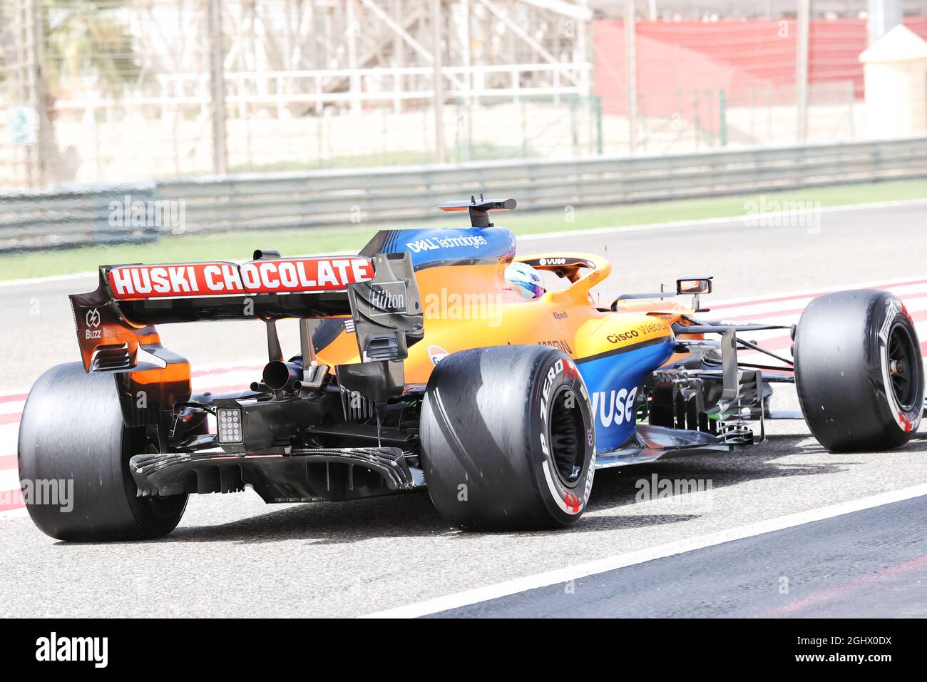 Daniel Ricciardo (AUS) McLaren MCL35M - rear diffuser and rear wing ...