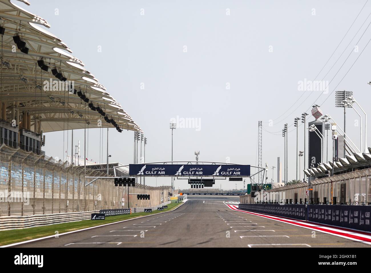 Circuit atmosphere - Start / finish straight. 25.03.2021. Formula 1 ...
