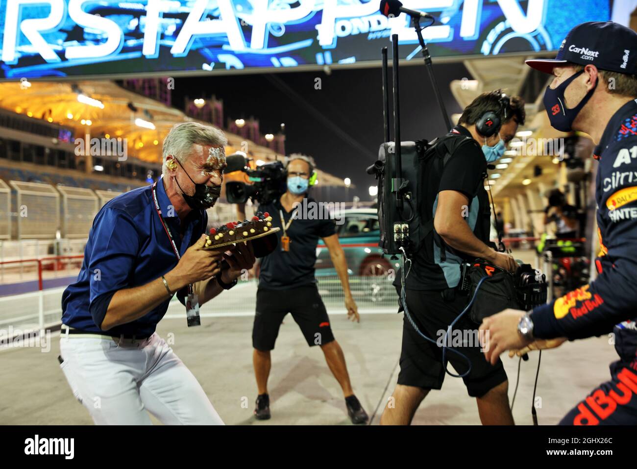 Channel 4 f1 commentator in parc ferme hi-res stock photography and ...