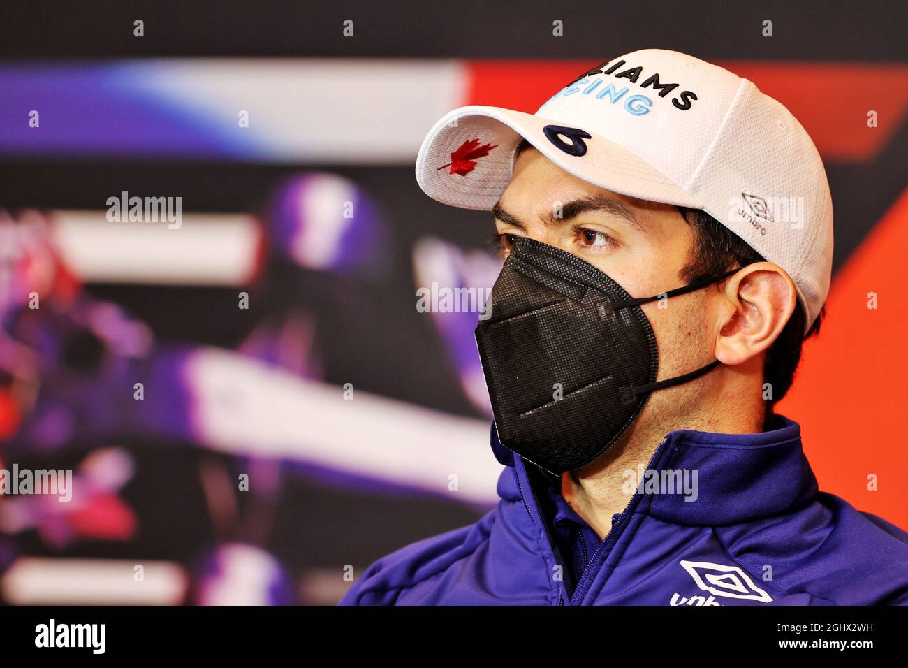 Nicholas Latifi (CDN) Williams Racing in the FIA Press Conference. 15. ...