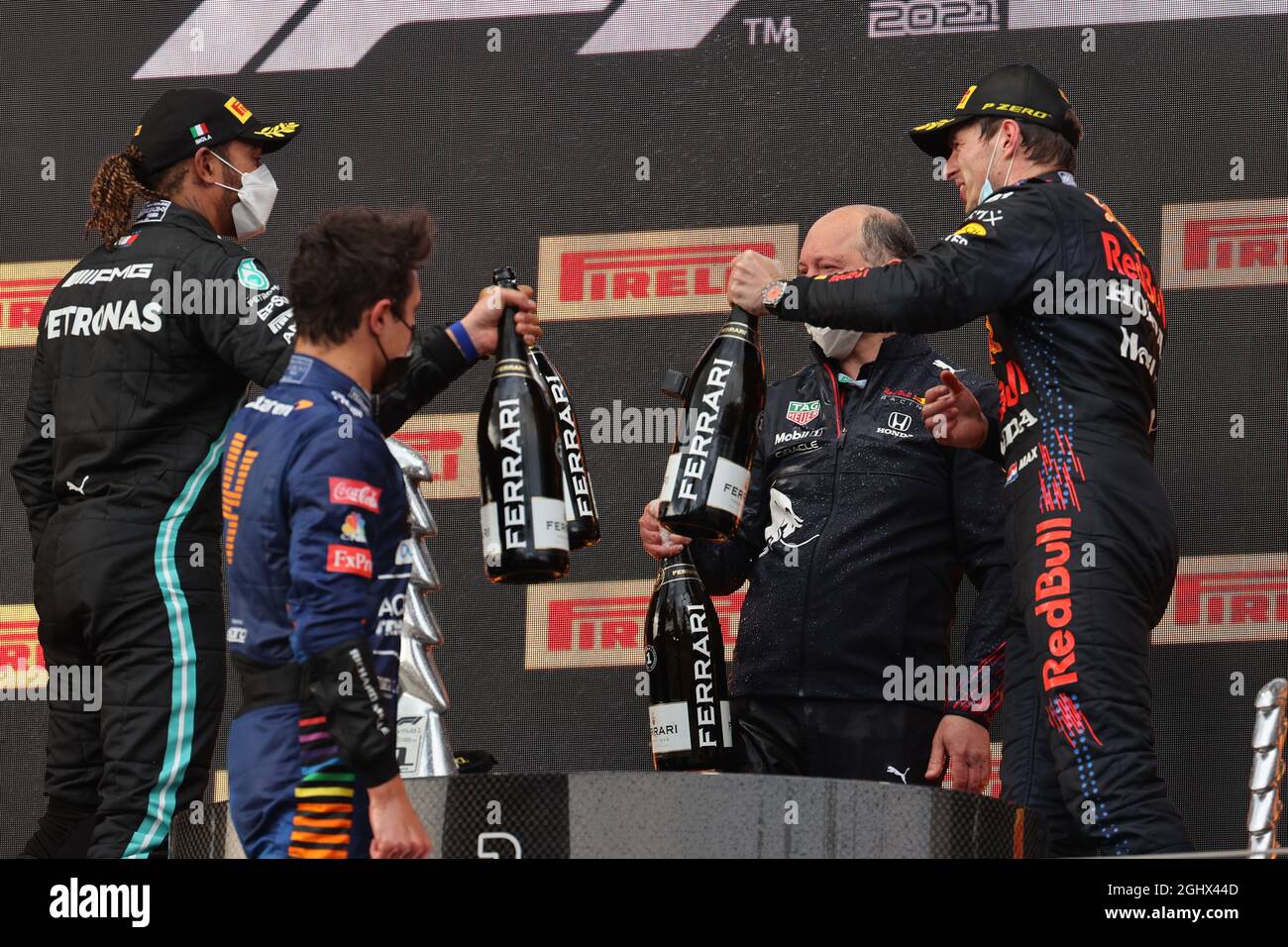 Mclaren f1 2021 podium hi-res stock photography and images - Alamy