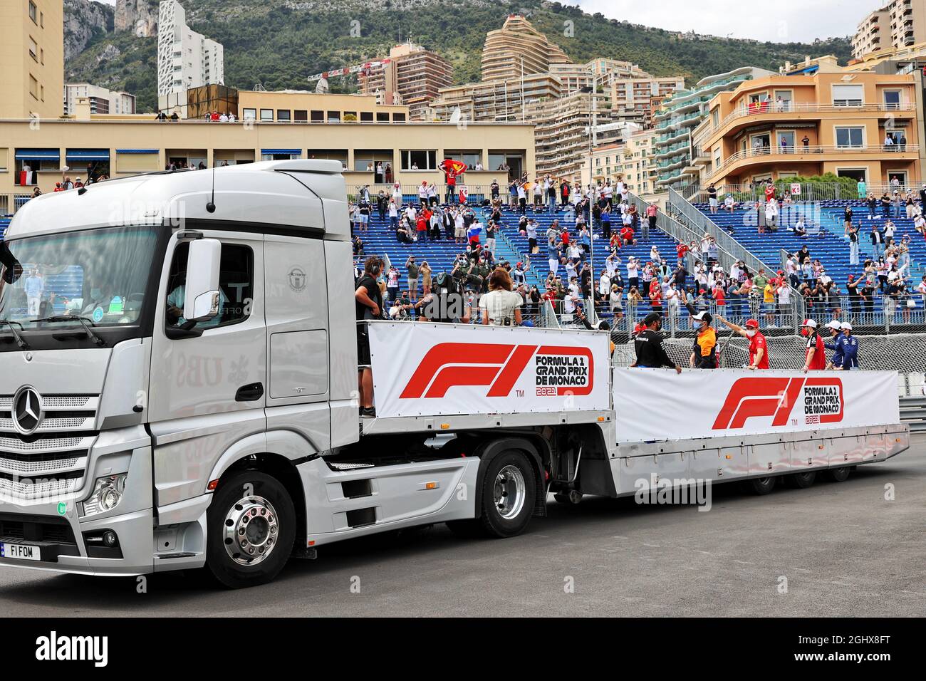 Drivers parade. 23.05.2021. Formula 1 World Championship, Rd 5, Monaco ...