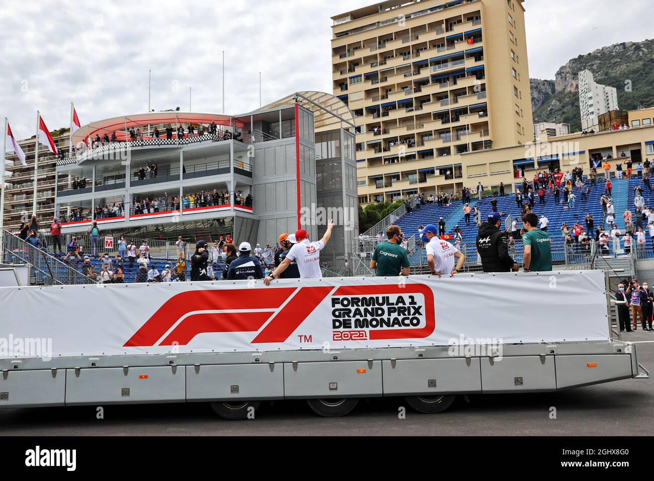 Drivers parade. 23.05.2021. Formula 1 World Championship, Rd 5, Monaco ...