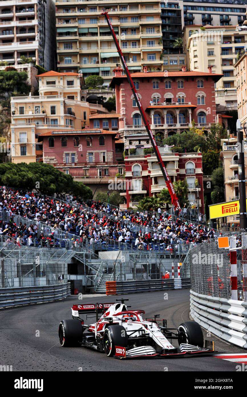 Kimi Raikkonen (FIN) Alfa Romeo Racing C41. 23.05.2021. Formula 1 World ...