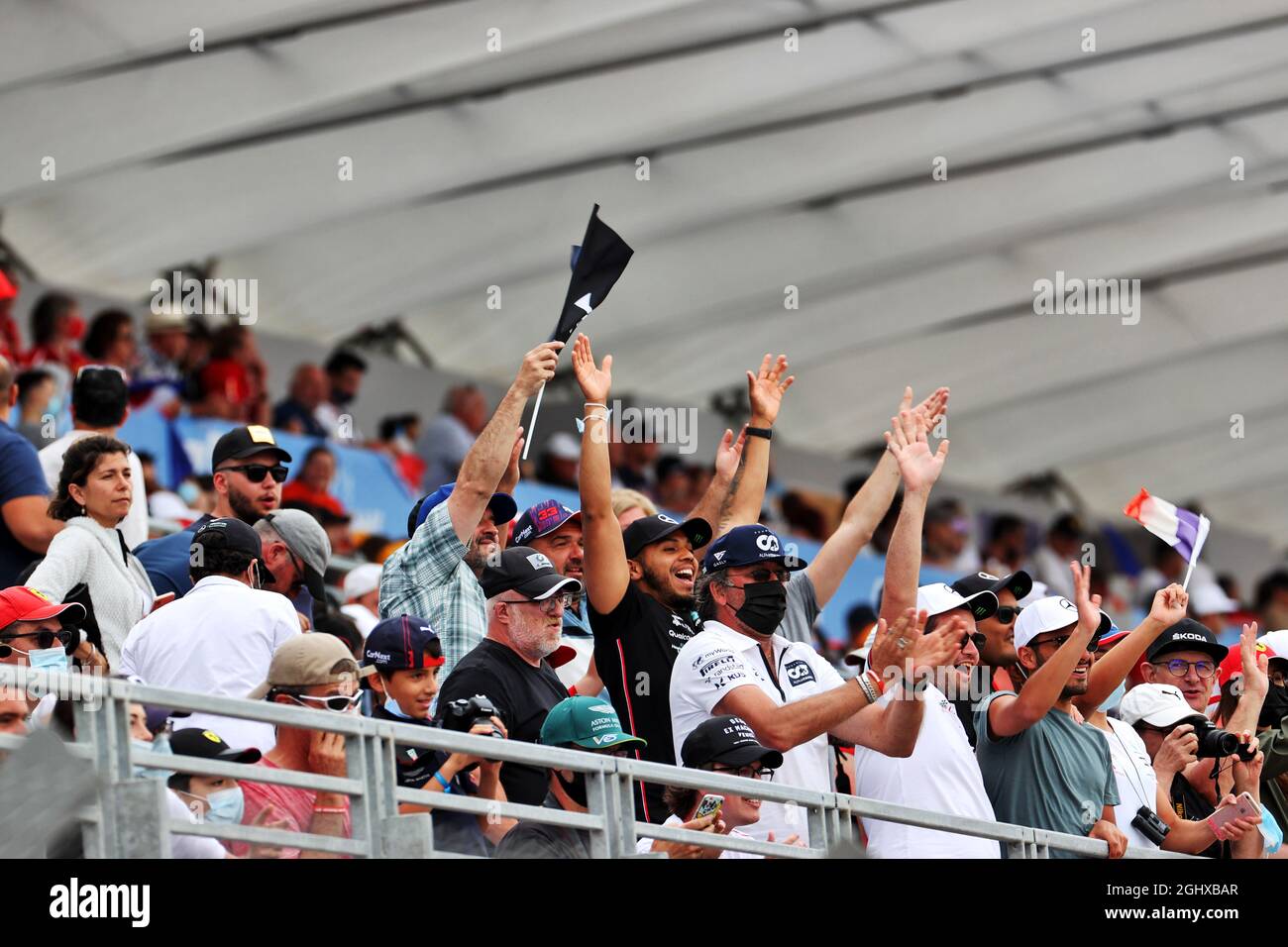 Circuit atmosphere - fans in the grandstand. 20.06.2021. Formula 1 ...