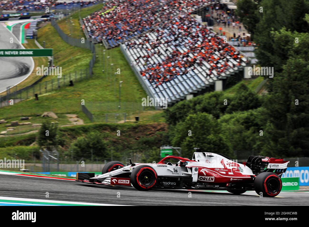 Kimi Raikkonen (FIN) Alfa Romeo Racing C41. 02.07.2021. Formula 1 World ...