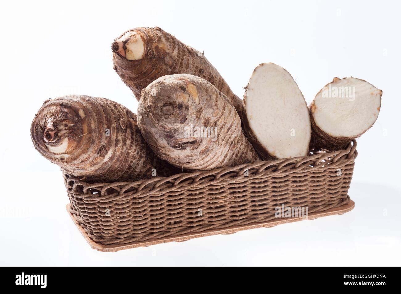 Malanga Edible Tuber - Root Of The Plant Called Colocasia Esculenta ...