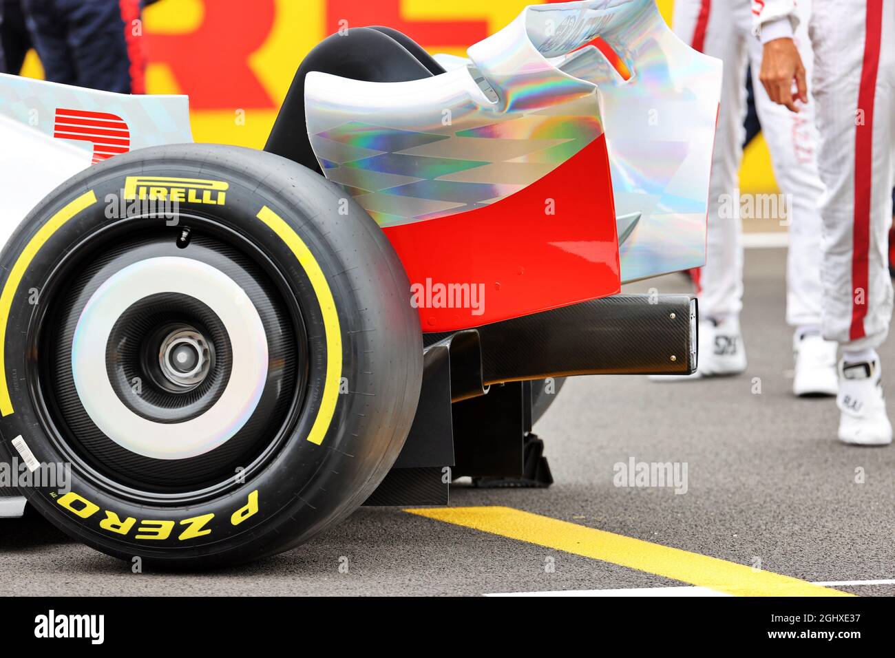 2022 car launch rear wing detail hi-res stock photography and images ...