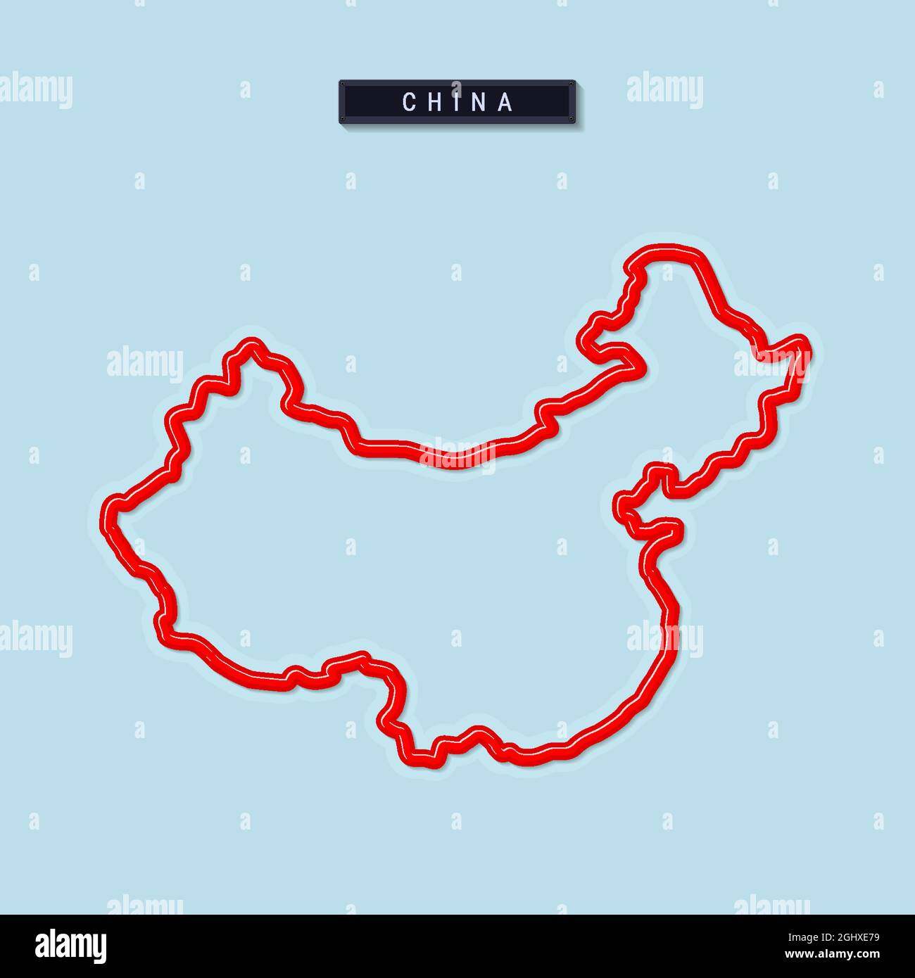 China red land Stock Vector Images - Alamy