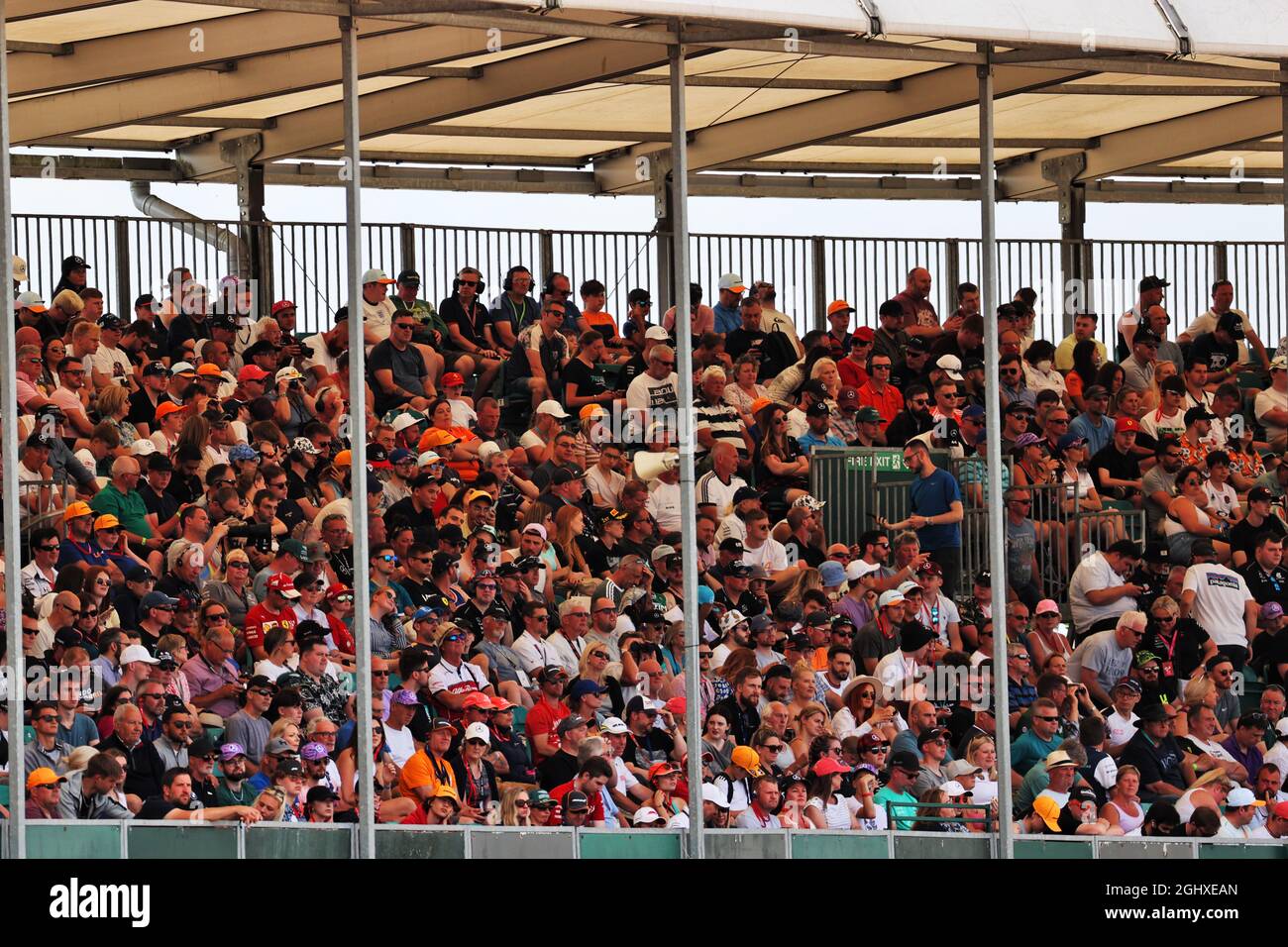Circuit atmosphere - fans in the grandstand. 16.07.2021. Formula 1 ...
