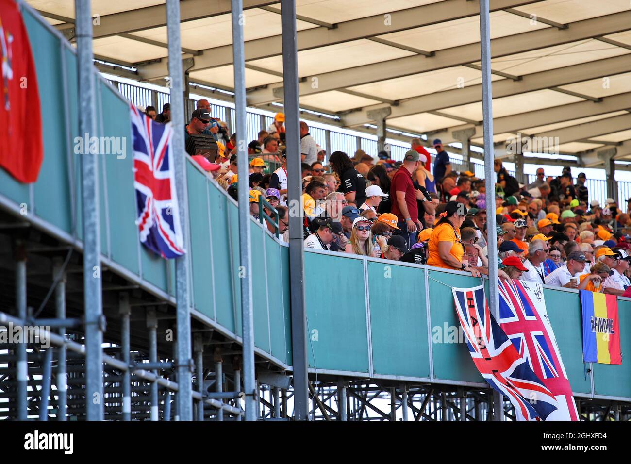 Circuit atmosphere - fans in the grandstand. 18.07.2021. Formula 1 ...