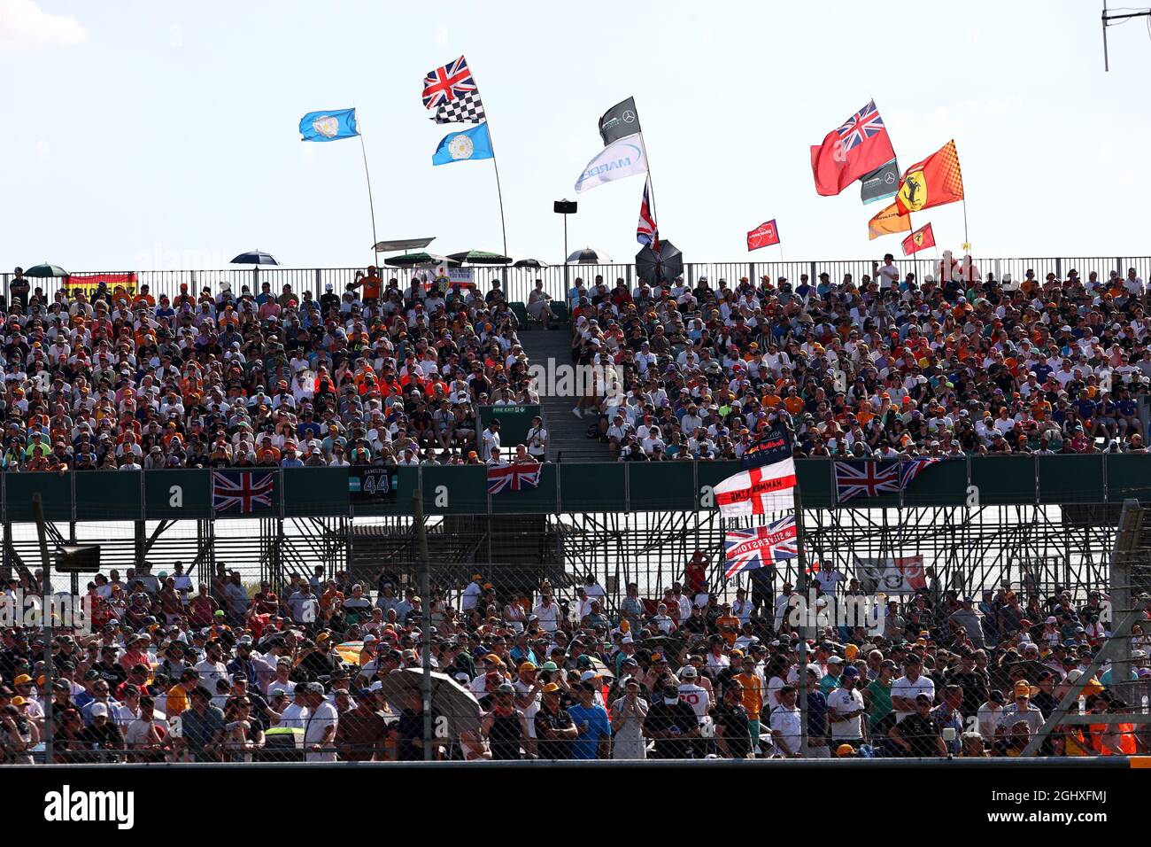Circuit atmosphere - fans in the grandstand. 18.07.2021. Formula 1 ...