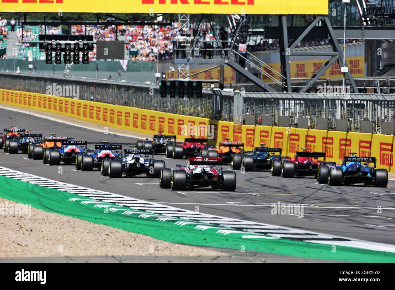 The start of the race. 18.07.2021. Formula 1 World Championship, Rd 10 ...