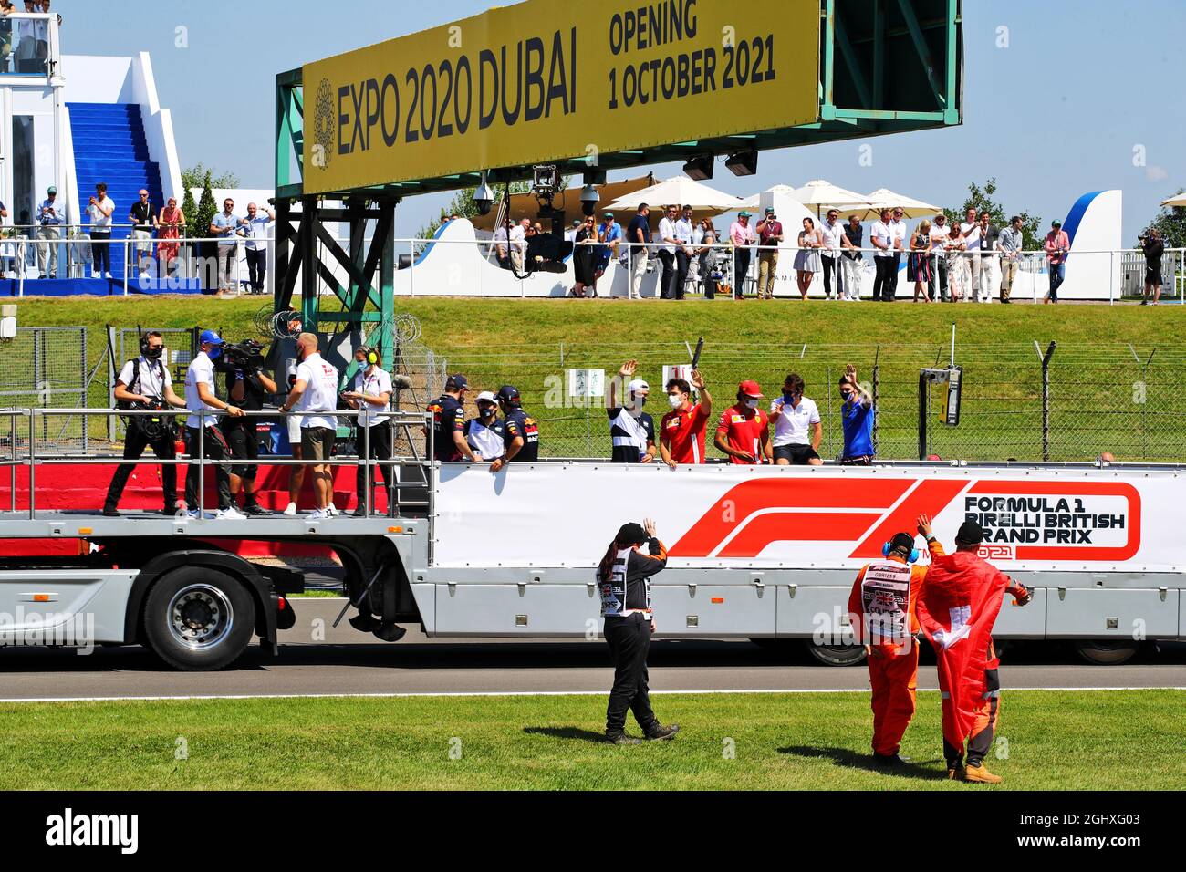 Drivers parade. 18.07.2021. Formula 1 World Championship, Rd 10 ...
