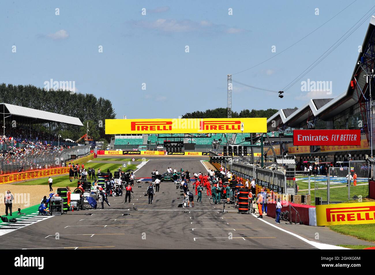 The grid before the start of the race. 18.07.2021. Formula 1 World ...