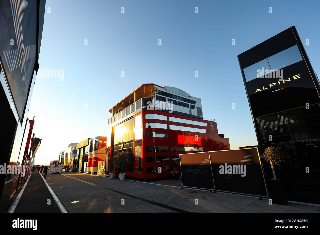 Paddock atmosphere ferrari motorhome hi-res stock photography and ...