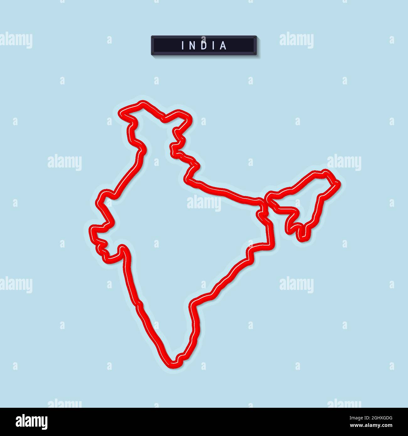 Border Lines Of India Names