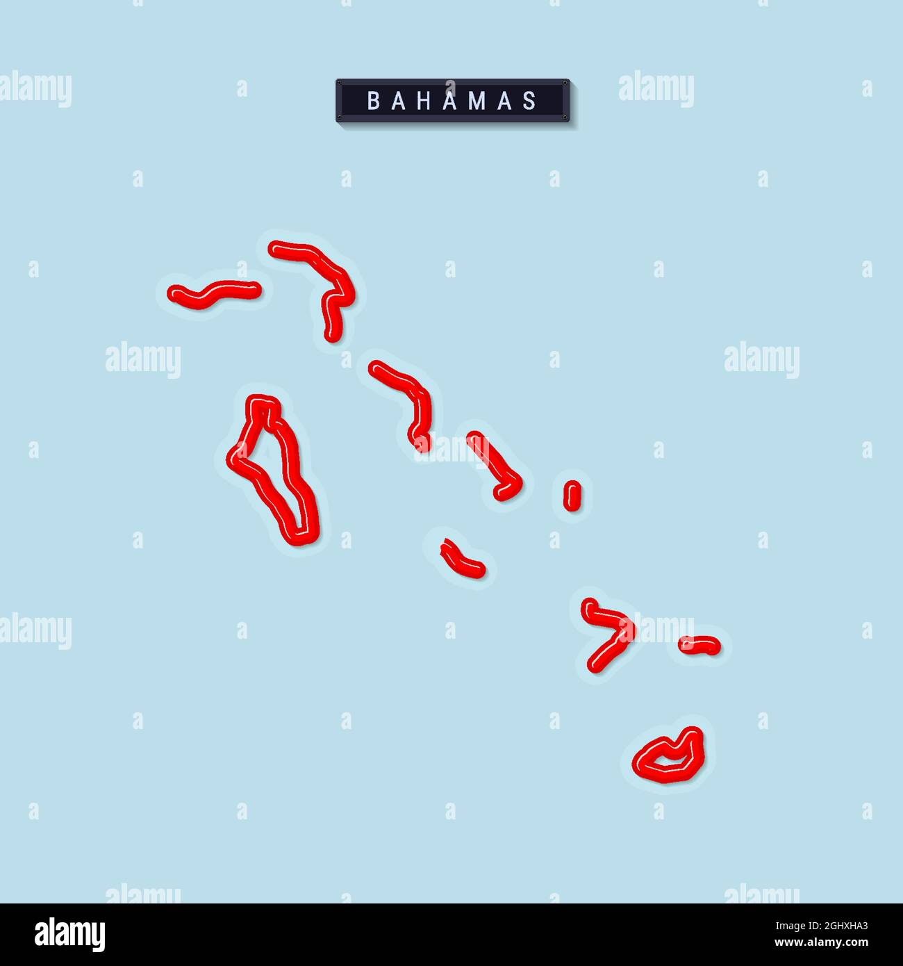 Bahamas border Stock Vector Images - Alamy