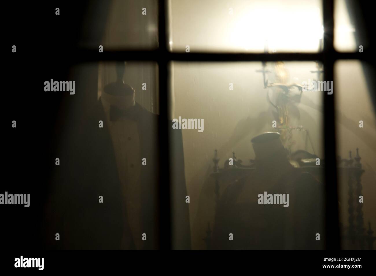 Window of a haunted house Stock Photo - Alamy