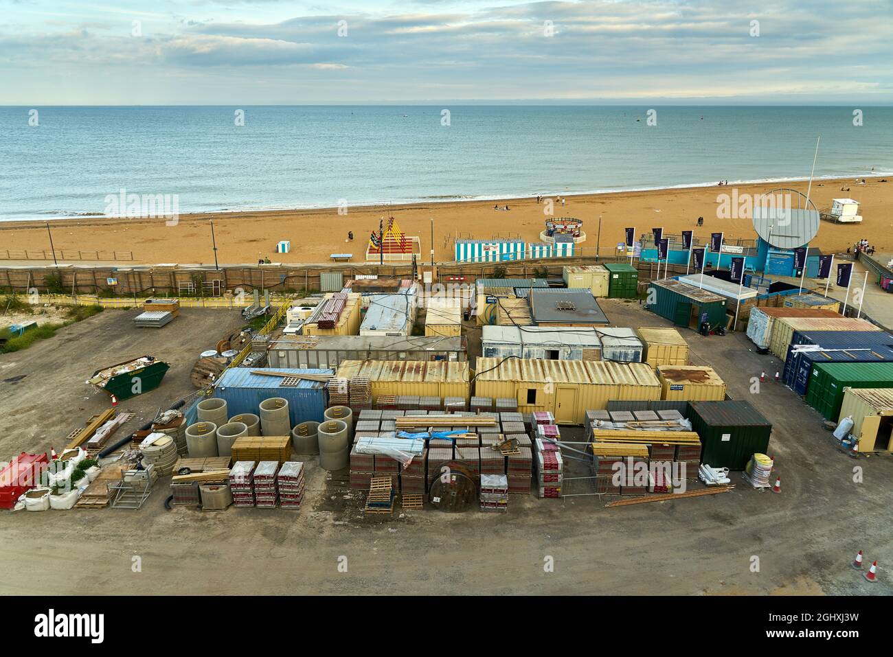 RAMSGATE, UNITED KINGDOM - Aug 19, 2021: The building site of Royal ...